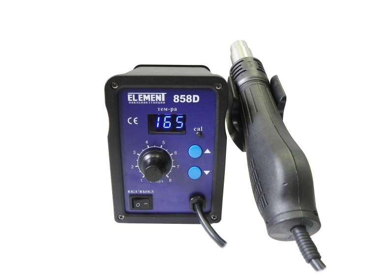 Паяльный фен ELEMENT 858D - купить с доставкой